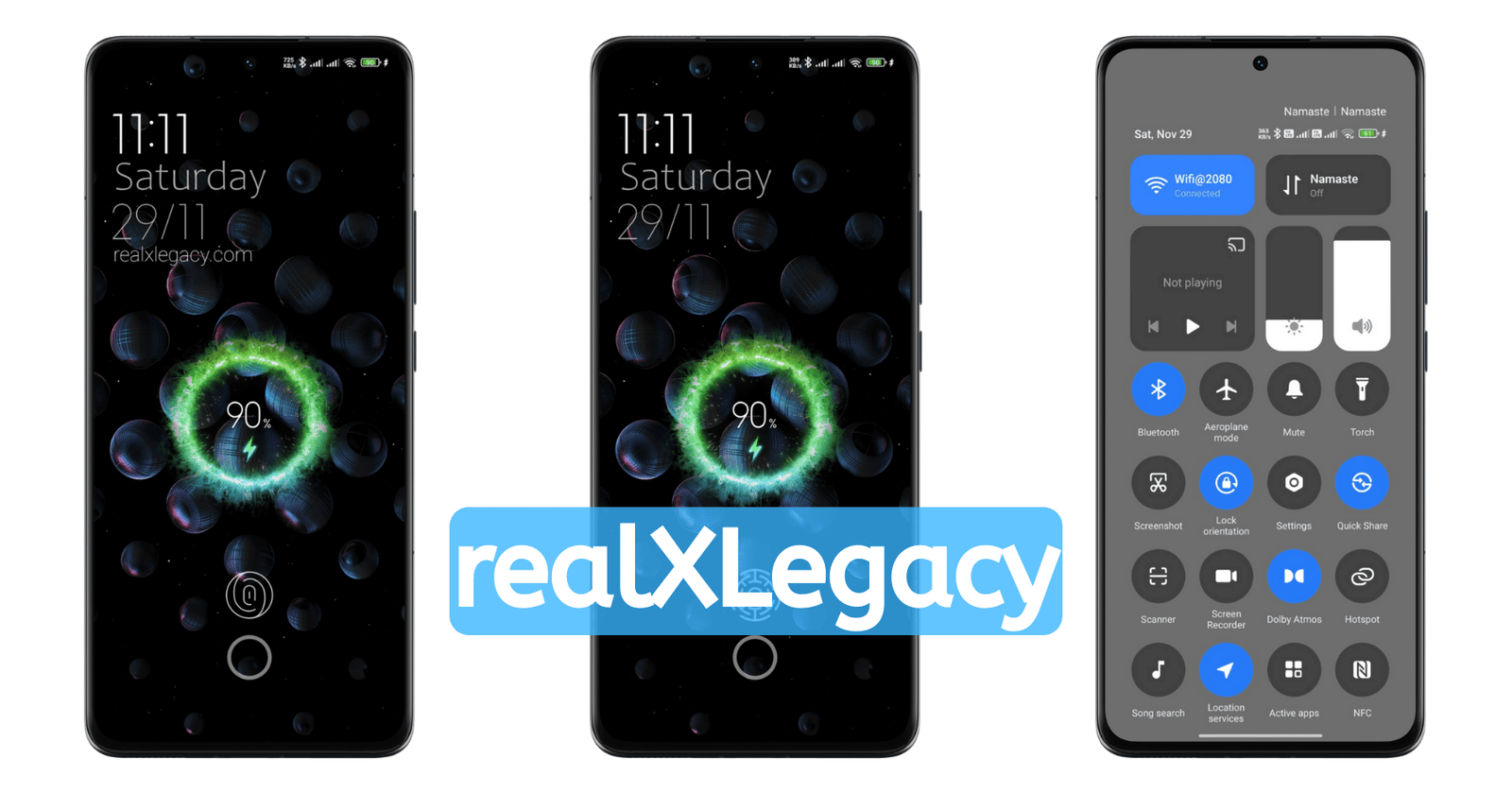 realX Legacy Xiaomi Theme with Fingerprint & Charging Animation - realX ...